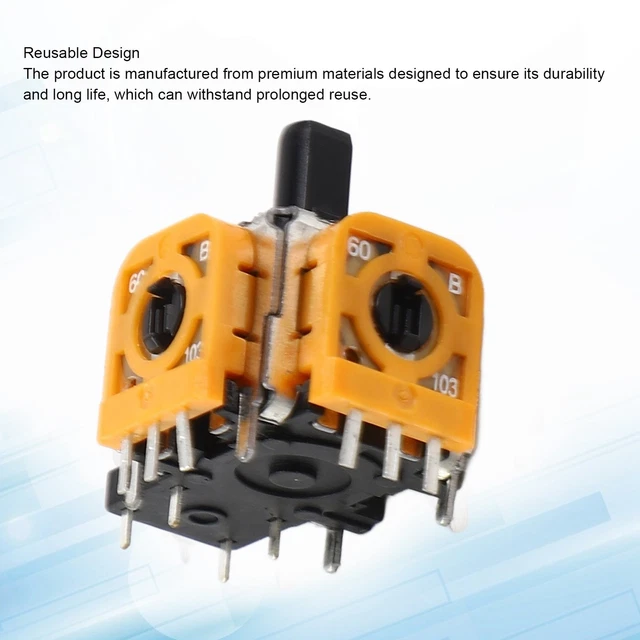 2PCS HALL EFFECT 3D Analog Sensor Joystick Module Rocker Replacement 3D Ana OU £6.22 - PicClick UK