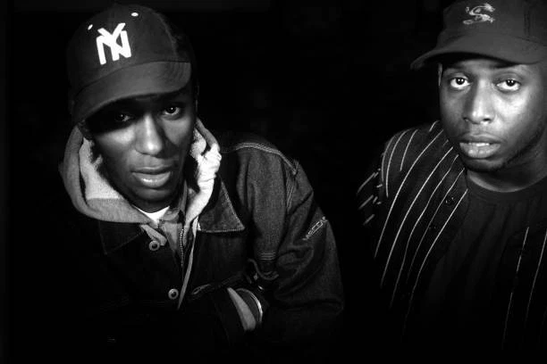 RAP GROUP BLACK Star MC Mos Def and MC Talib Kweli pose for an Oct ...