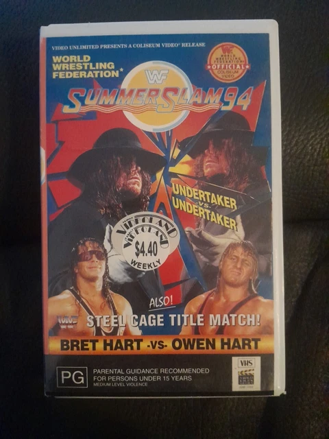 WWE WWF SUMMERSLAM 94 Wrestling Vhs Video £12.88 - PicClick UK