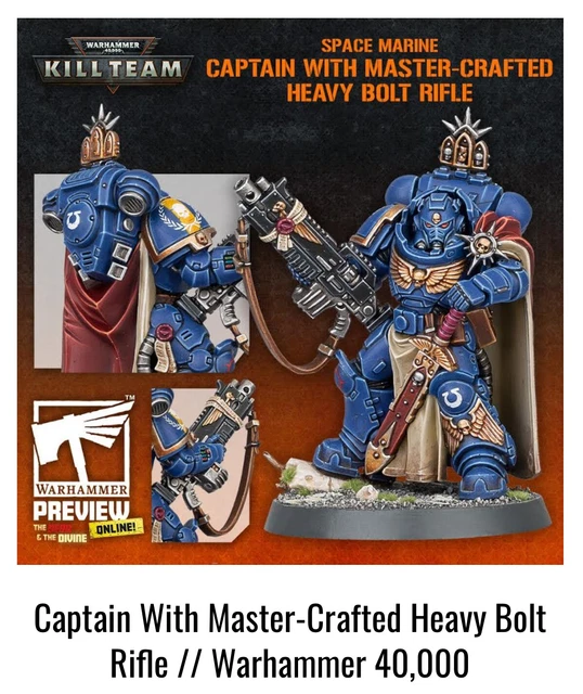 PRIMARIS CAPTAIN HEAVY Bolt Rifle Gravis Armour Warhammer Space Marine ... PRIMARIS CAPTAIN HEAVY Bolt Rifle Gravis Armour Warhammer Space Marine ...
