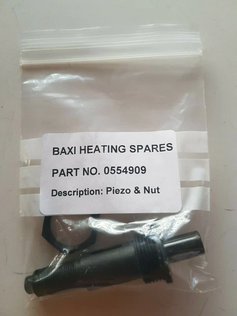 BOILER & GAS Fire Piezo and nut,Spark Generator Ignitor Part 0554909 ...