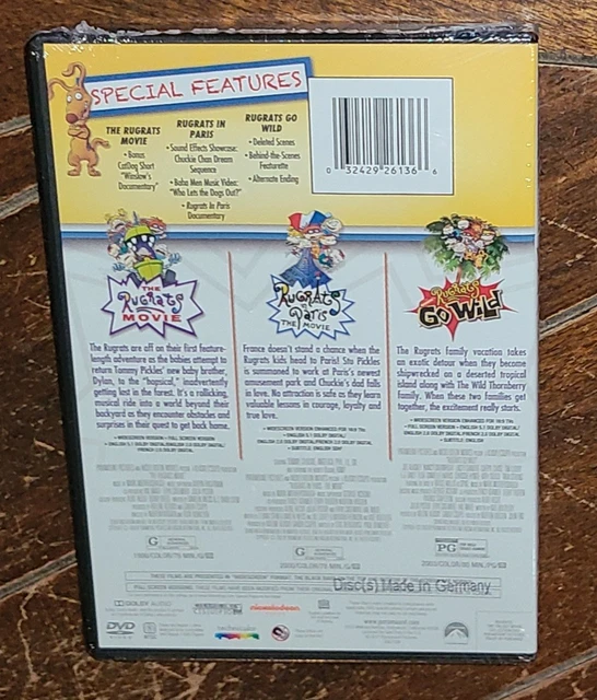 RUGRATS: THE TRILOGY Movie Collection [SDH] (DVD, 2017, Full ...