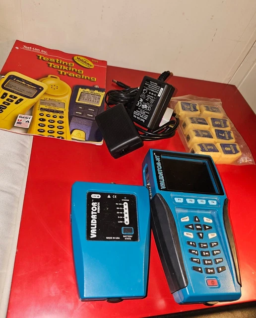 TEST-UM JDSU VALIDATOR NT905 Network LAN Ethernet Cable Tester NT-905 £ ...