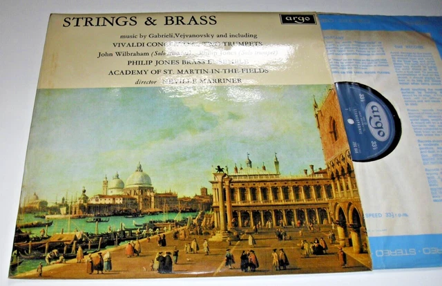 ARGO ZRG 644 « ovale » *GABRIELI*VIVALDI*VEJVANOVSKY* cordes et laiton *MARRINER* EUR 5,91 ...