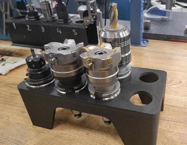 CAT40/BT40/NMTB40 CNC TOOL Holder Rack - Holds 8 Tools, 40 Taper £28.43 ...