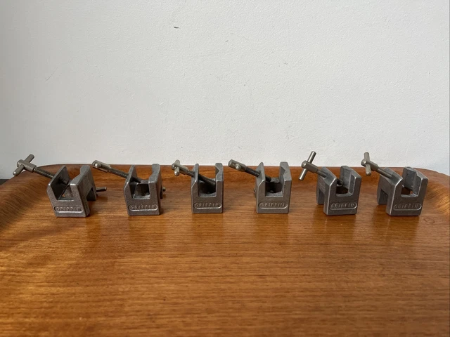 6 X VINTAGE Griffin Science Lab Retort Boss Head Clamps £20.00 ...