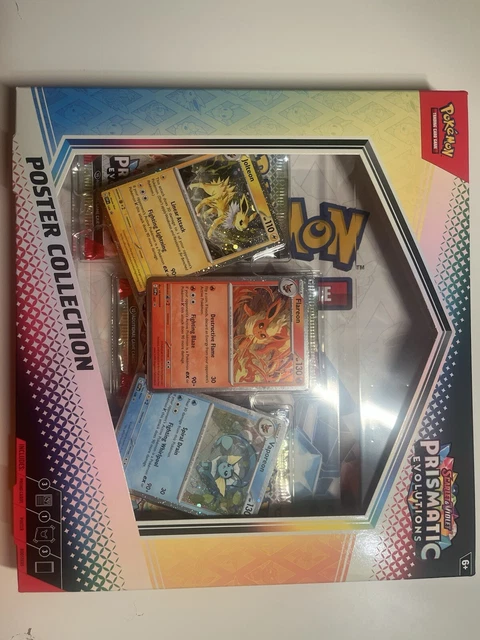 POKÉMON TCG SCARLET & Violet Prismatic Evolutions Poster Collection | IN HAND £18.99 - PicClick UK