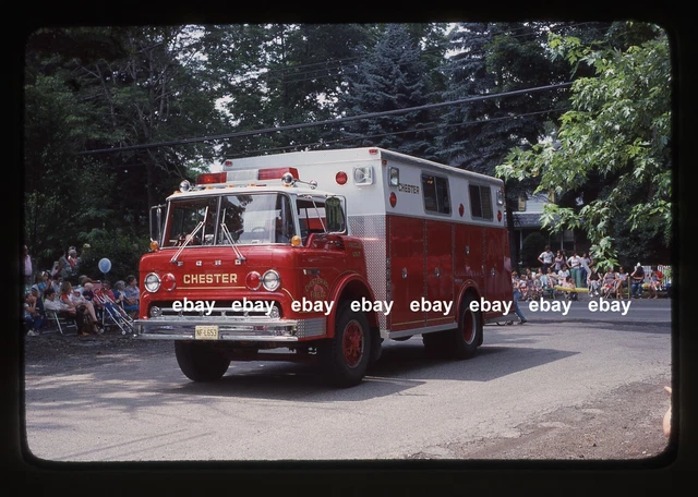 CHESTER NJ FORD C Saulsbury rescue Fire Apparatus Slide $5.00 - PicClick