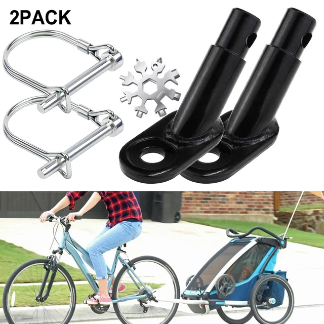 UNIVERSAL BIKE TRAILER Coupler Adapter Compatible with Schwinn/Instep ...