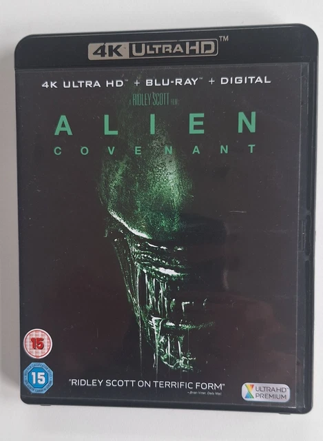 ALIEN COVENANT 4K Ultra HDUHD + Blu Ray 2017 Movie Film Sci-fi £16.99 ...