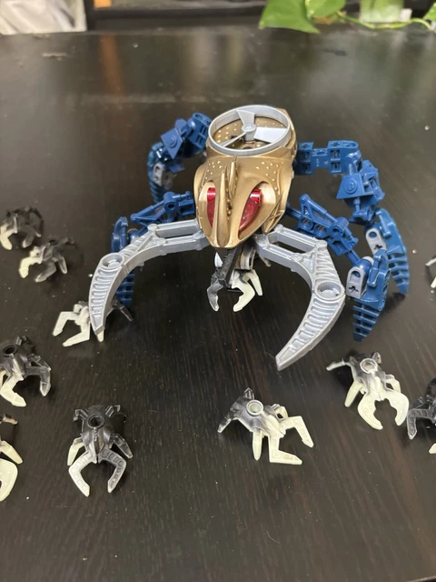 LEGO BIONICLE VISORAK Complete Set (6 Original Visorak + Gold Visorak ...