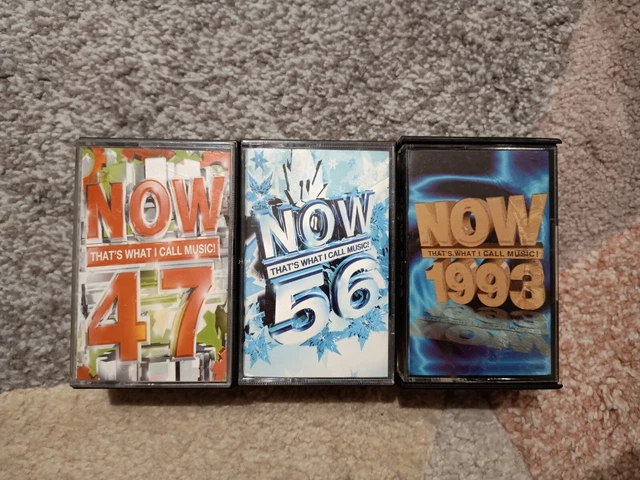 NOW THAT’S WHAT I Call Music Cassette Bundle Now 47, Now 56, Now 1993 ...