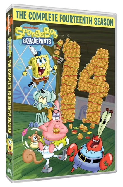 SPONGEBOB SQUAREPANTS: THE Complete Fourteenth Season (DVD) Bill ...
