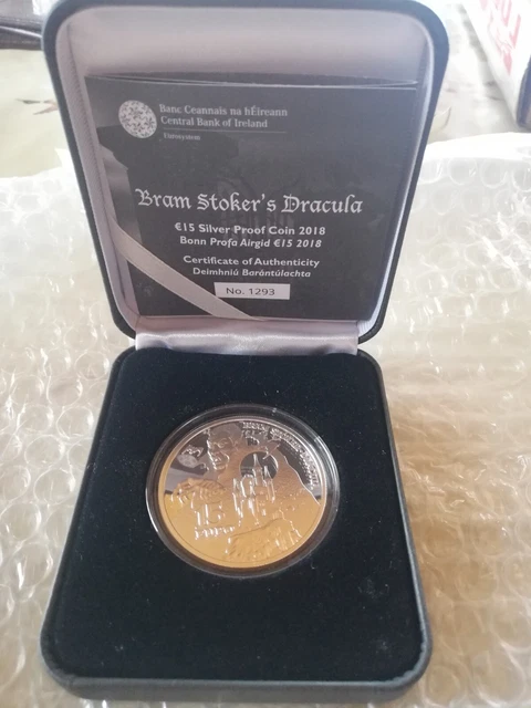 BRAM STOKER'S DRACULA Silver Proof Coin £100.00 - PicClick UK