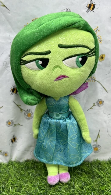 DISNEY STORE PIXAR Inside Out Movie Disgust Green Plush Soft Toy Female ...
