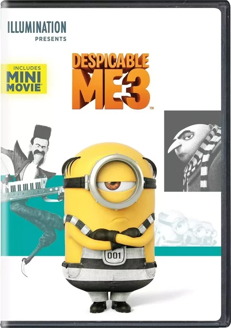 DESPICABLE ME 3 Animated Feature Film (DVD) NEW Factory Sealed $8.22 ...