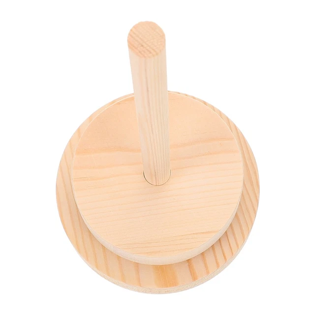 CROCHET YARN SPINDLE Sewing Thread Spool Holder Portable Ball Rack for ...