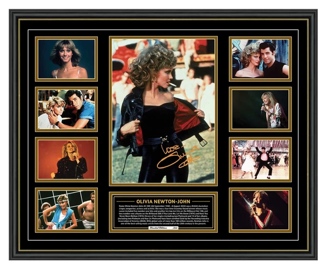 OLIVIA NEWTON-JOHN SIGNED Limited Edition Framed Memorabilia $129.99 ...