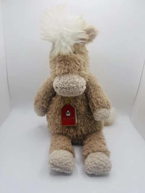 JELLYCAT CANTERNEIGH PONY JUNG2H Beige & Cream 36cm Soft Plush Horse ...