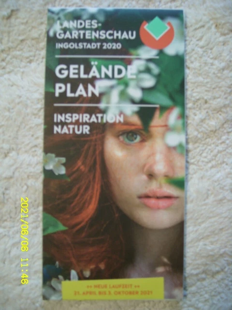 LANDESGARTENSCHAU INGOLSTADT 2020/2021 Geländeplan ***NEU*** TOP EUR 1,79 - PicClick DE