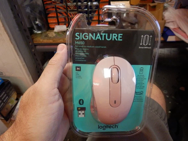 LOGITECH - SIGNATURE M650 Wireless Scroll Mouse with Silent Clicks ...