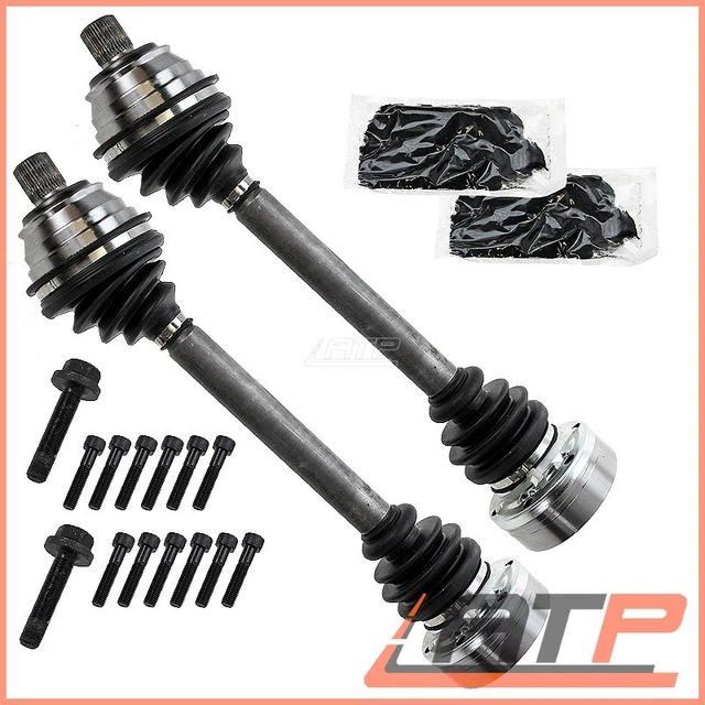 2X DRIVESHAFT FRONT LEFT LH + RIGHT RH DRIVE SHAFT FOR VW TRANSPORTER ...