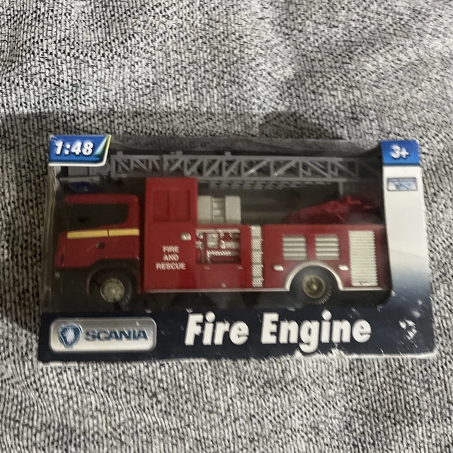 FIRE BRIGADE EMERGENCY Rescue Scania Ladder Unit 1-48 by Teama $19.35 ...