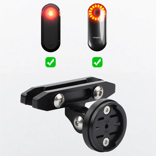 MONTURE DE SELLE lumineuse de vélo pour support de feu arrière Garmin ...