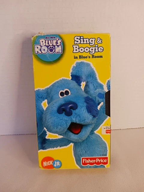 NICK JR BLUE’S Clues Room Sing & Boogie VHS Video Tape Nickelodeon ...