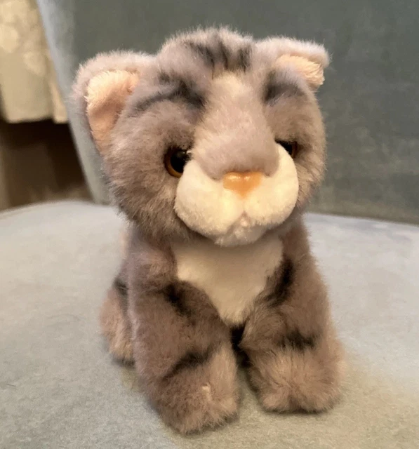 WILDBERRY MINI SILVER Tabby Kitten Cat Soft Plush VGC £4.91 - PicClick UK