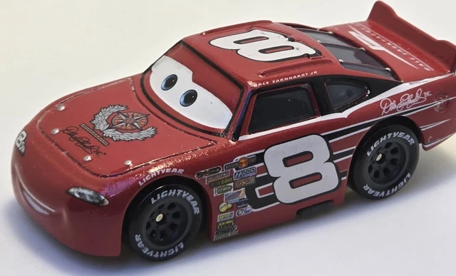 DISNEY PIXAR CARS -Dale Earnhardt Jnr #8 -Loose- Pre-Owned See ...