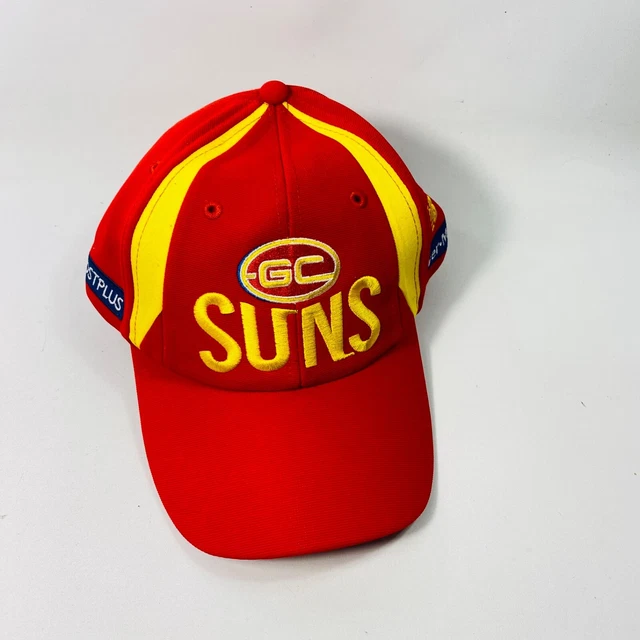 GOLD COAST SUNS AFL Supporter Cap Hat Adjustable Red GC Suns Logo with ...