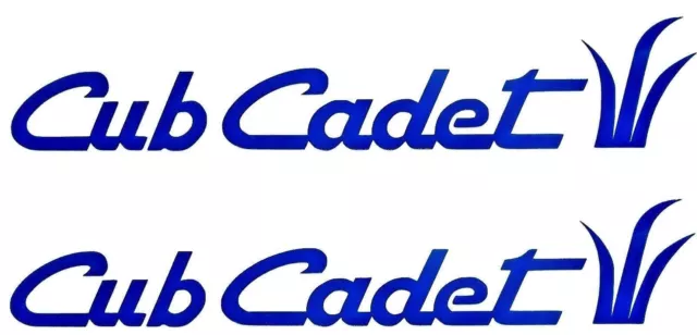 CUB CADET DIE CUT DECAL STICKER, 18" Wide, Set x2, 7 YEAR WARRANTY ...