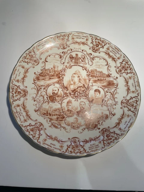 RARE QUEEN VICTORIA Commemorative 60 Year Reign Plate £23.56 - PicClick UK