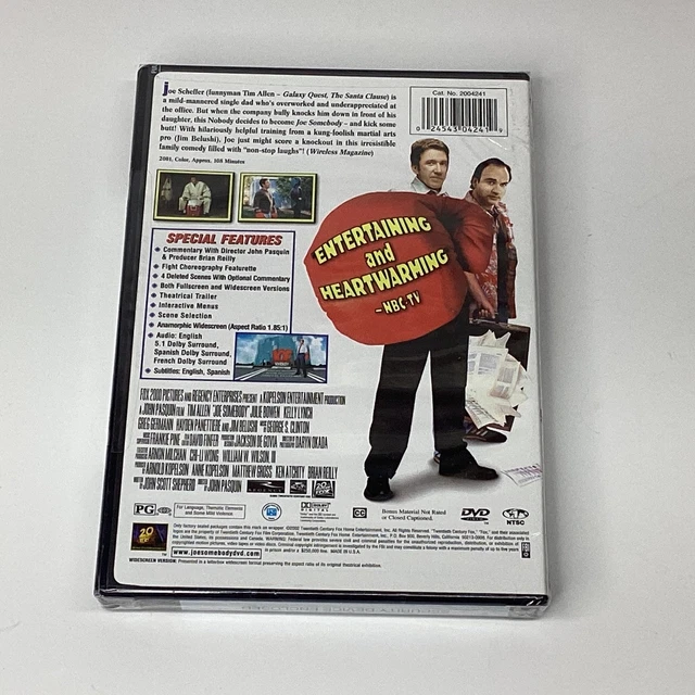 JOE SOMEBODY DVD 2001 Comedy Tim Allen Director Commentary £4.46 ...