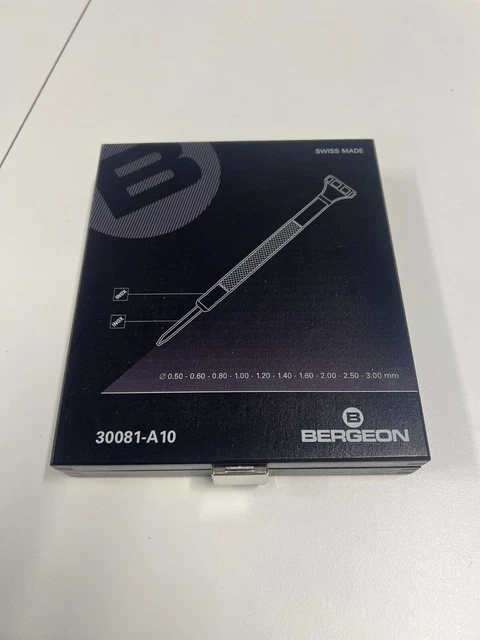 BERGEON 30081-A10 WATCHMAKERS Screwdriver Set - In Box £99.99 - PicClick UK