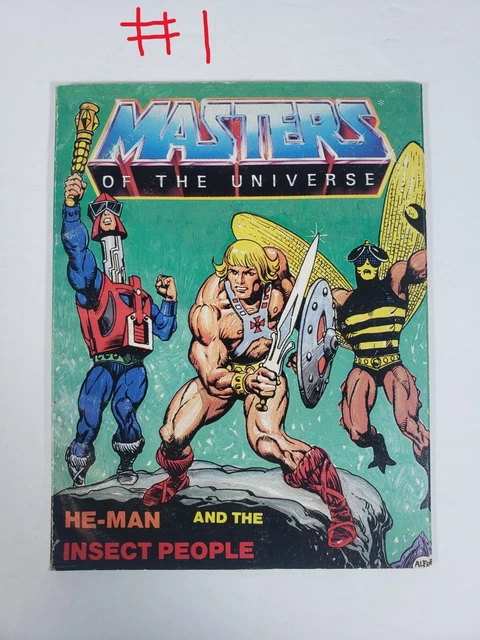 1984 MOTU MINI Comic "He-Man and the Insect People" in English & French ...