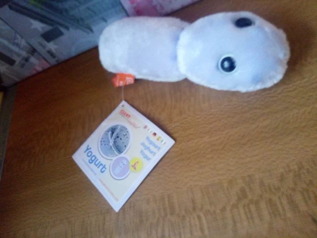2X GIANT MICROBES: yoghurt & Chlamydia Plush cuddly Toy bundle ...