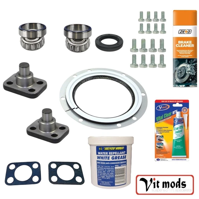 SUZUKI JIMNY FRONT Axle Kingpin Swivel Joint Bearings Complete Kit ...