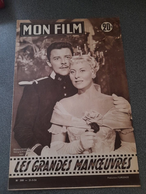 REVUE CINÉMA &MON film" N° 500 - 1956 - Les grandes manœuvres EUR 3,00 ...