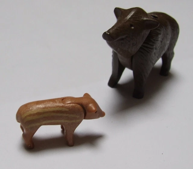 PLAYMOBIL SANGLIER MARCASSIN ZOO WILD LIFE OCCASION animaux forêt EUR 1 ...