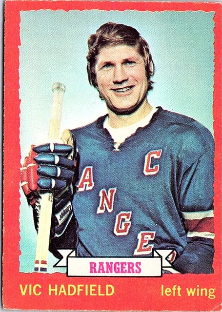 VINTAGE HOCKEY CARDS Opc 1973 Vic Hadfield New York Rangers No162 $3.00 ...