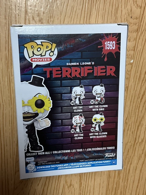 FUNKO POP! MOVIES Terrifier Art The Clown With Glasses Common Funko ...