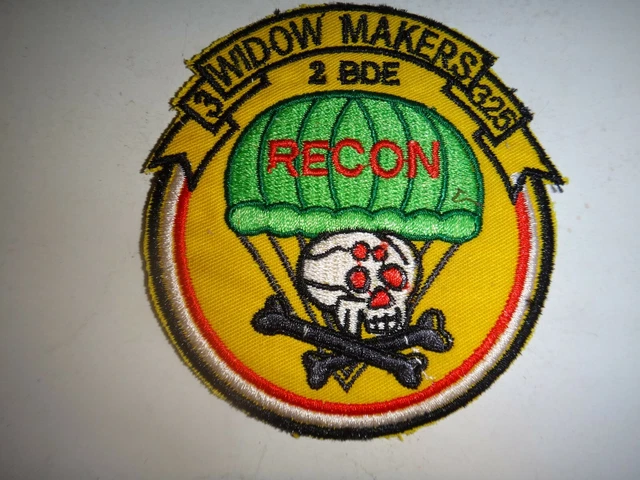 VIETNAM WAR US 3rd Platoon 2nd Brigade 325th Infantry Rgt WIDOW MAKERS ...