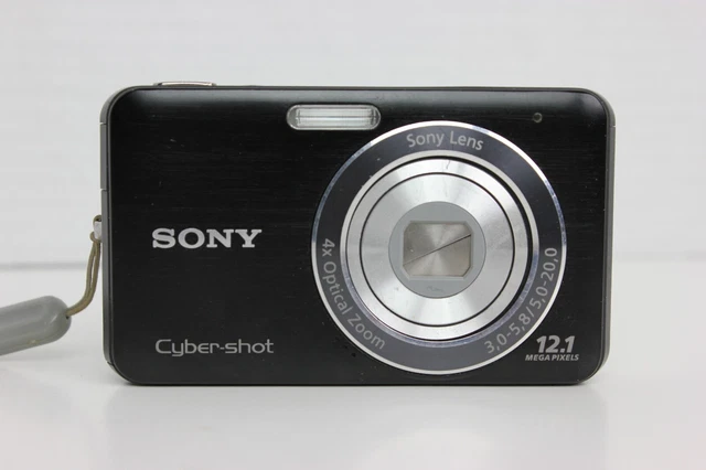 SONY CYBER-SHOT DSC-W310 12.1MP Black Digital Camera Only Tested $161. ...
