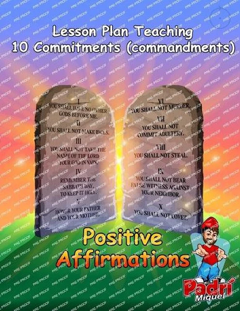 LESSON PLAN TEACHING 10 Commitments (commandments): Positive ...