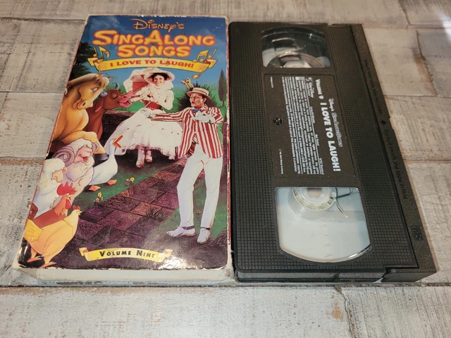 DISNEY'S SING ALONG Songs: I Love To Laugh! (VHS, 1990) $21.75 ...