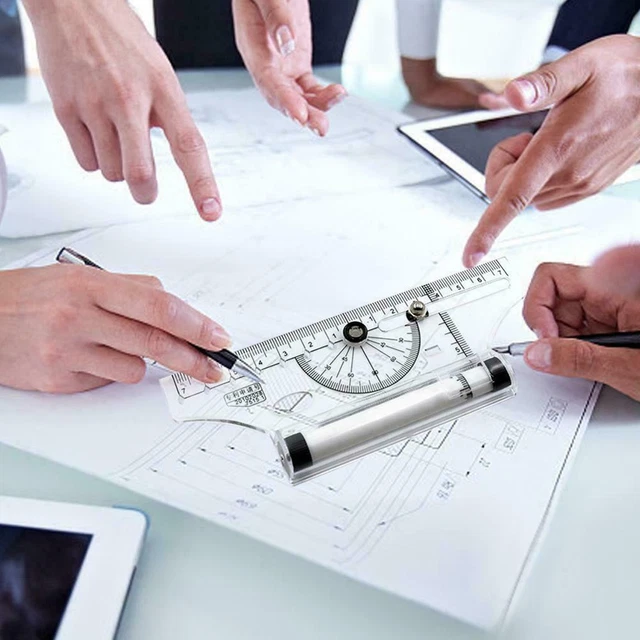 PLASTIC MEASURING ROLLING Ruler, Drawing Roller Ruler, Ruler 2021 ...