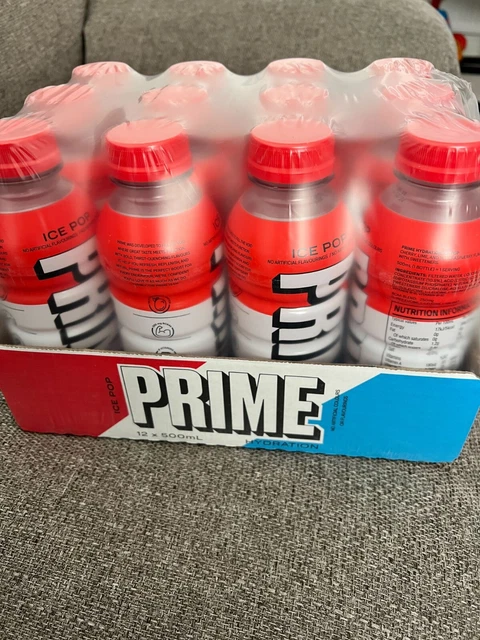 Prime Hydration Drink By Logan Paul And Ksi Ice Pop X12 £249 99