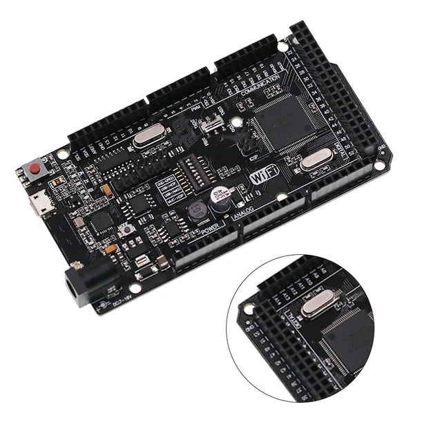 CARTE DE DÉVELOPPEMENT intégrée Mega pour R3 ATmega2560 + ESP8266 (32 ...